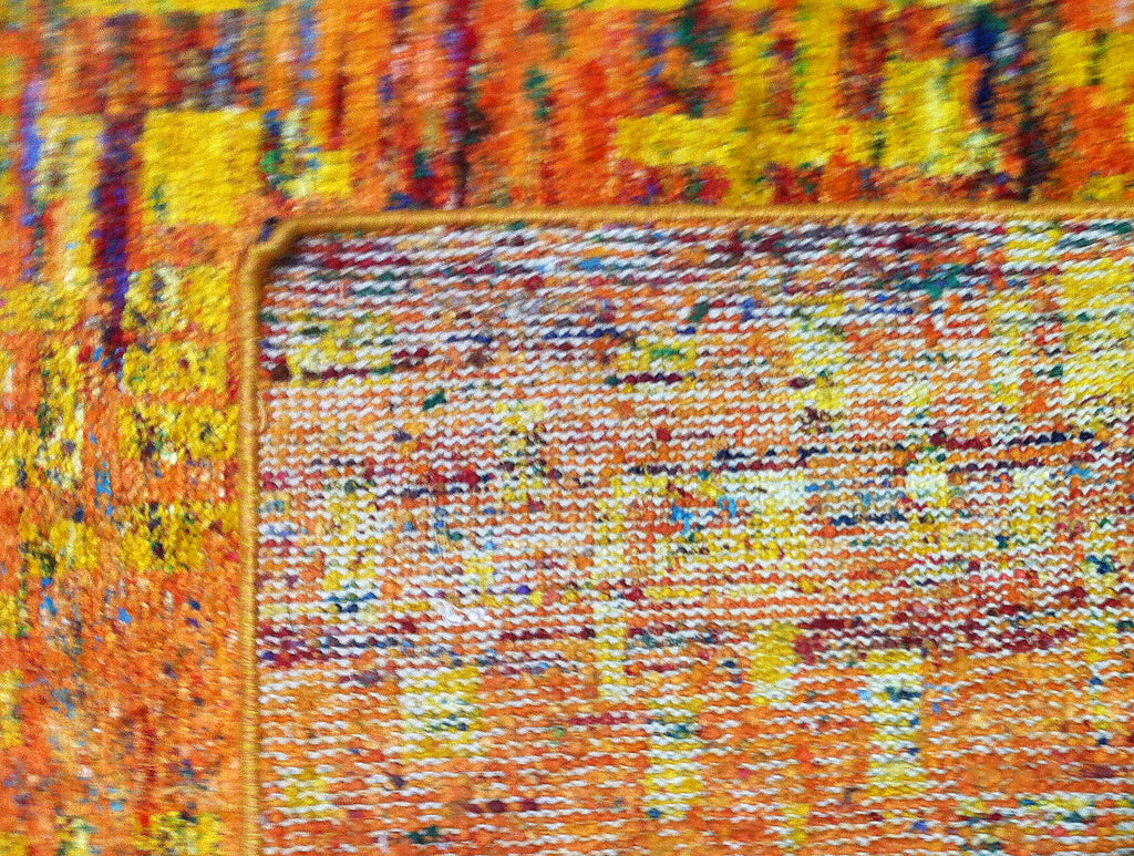 Grunge Yellow Rug - Multiple Sizes – Aga John Oriental Rugs