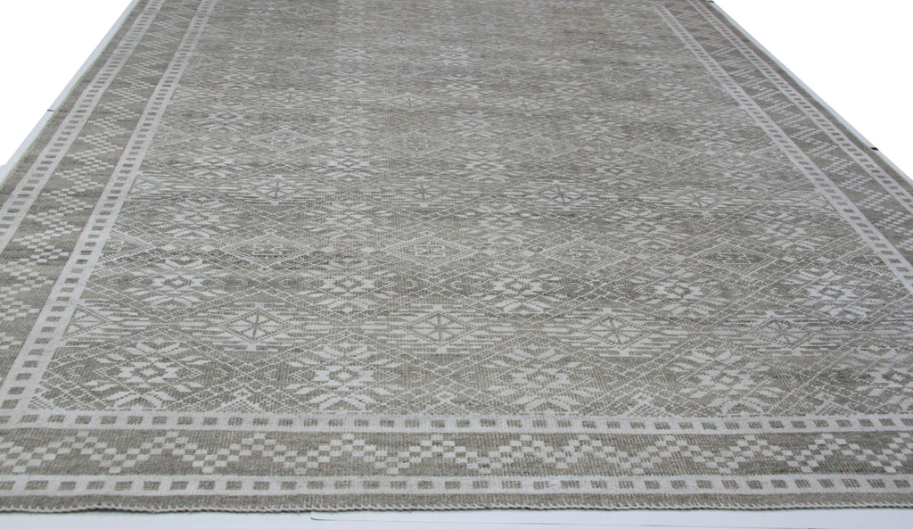 Transitional Grey Wool Area Rug – Aga John Oriental Rugs