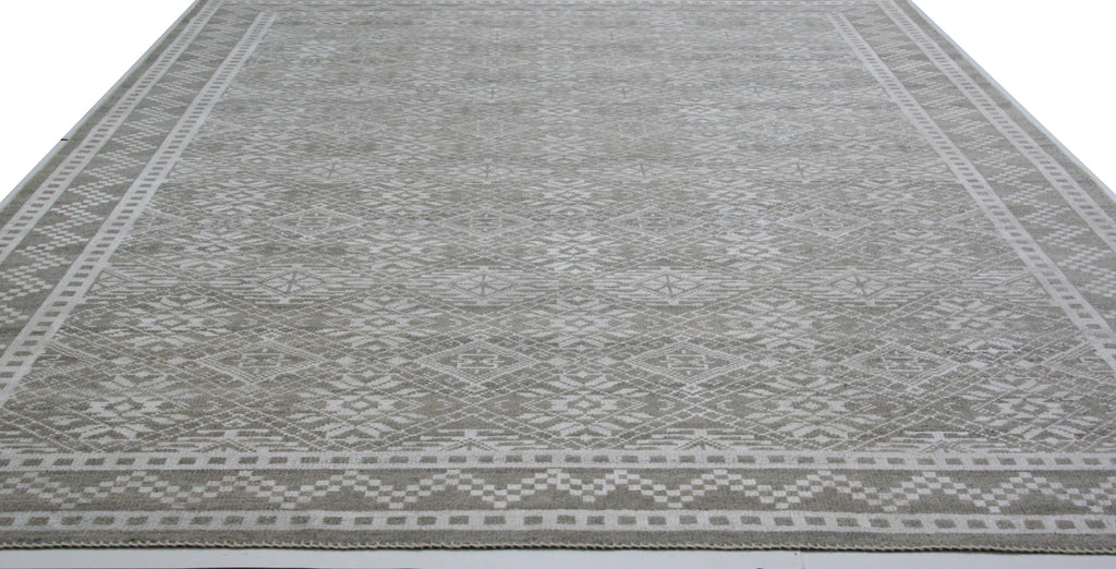 Transitional Grey Wool Area Rug – Aga John Oriental Rugs